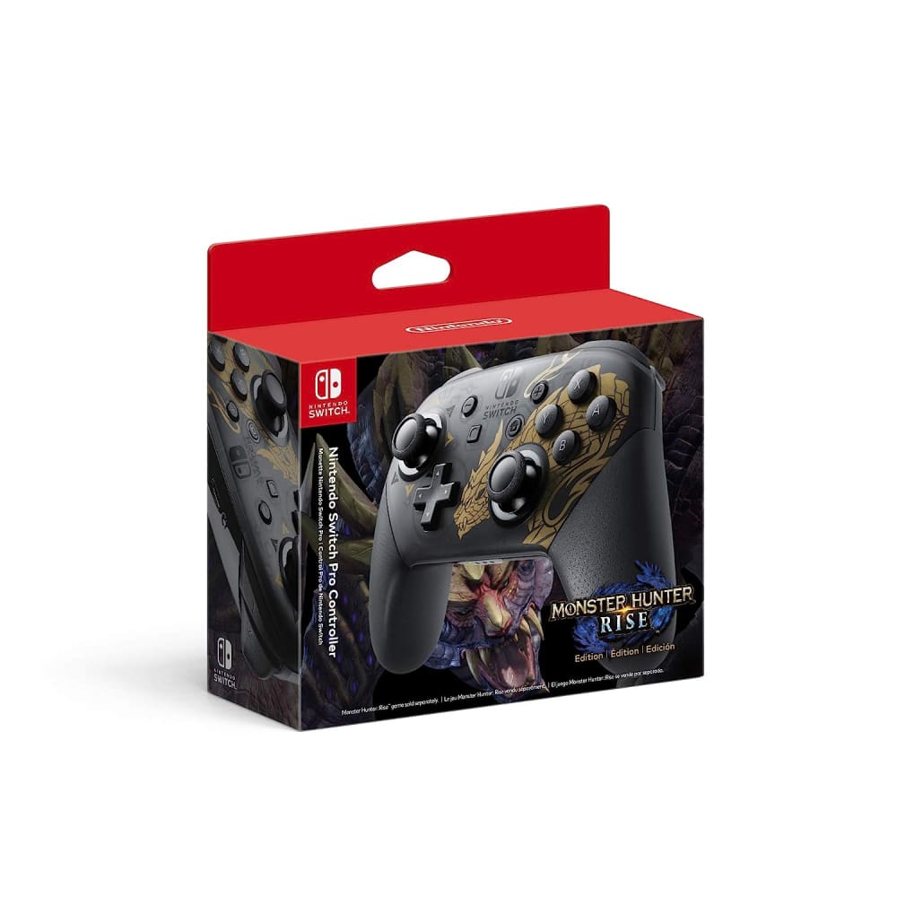 Buy Nintendo Switch Pro Controller Monster Hunter Rise Edition (First ...