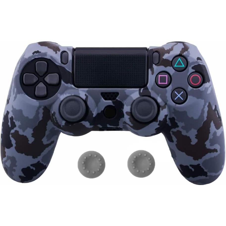 Buy PS4 Silicone Skin Protector with 2 Color Grips in Egypt | Shamy Stores