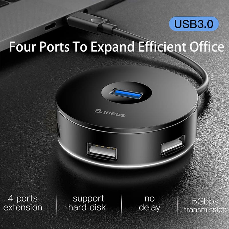Buy Round Box Usb Hub Baseus in Egypt | Shamy Stores